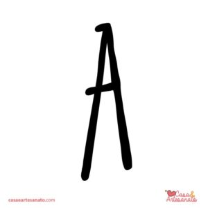 Letra A Para Imprimir: + de 20 Modelos Grátis Para Imprimir - Veja Aqui!