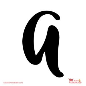 Letra A Para Imprimir: + de 20 Modelos Grátis Para Imprimir - Veja Aqui!