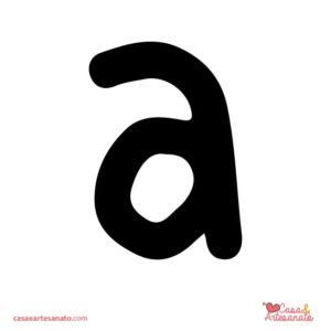 Letra A Para Imprimir: + de 20 Modelos Grátis Para Imprimir - Veja Aqui!