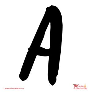 Letra A Para Imprimir: + de 20 Modelos Grátis Para Imprimir - Veja Aqui!