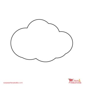Moldes de Nuvem - 10 Modelos Para Imprimir! - :: Casa & Artesanato