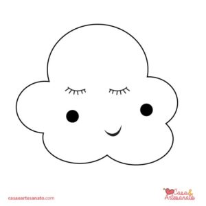 Moldes de Nuvem - 10 Modelos Para Imprimir! - :: Casa & Artesanato