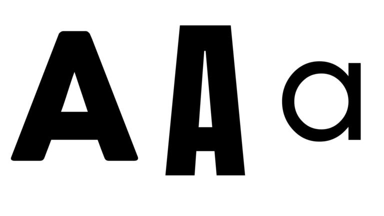 Letras diferentes separadas - Opções para imprimir