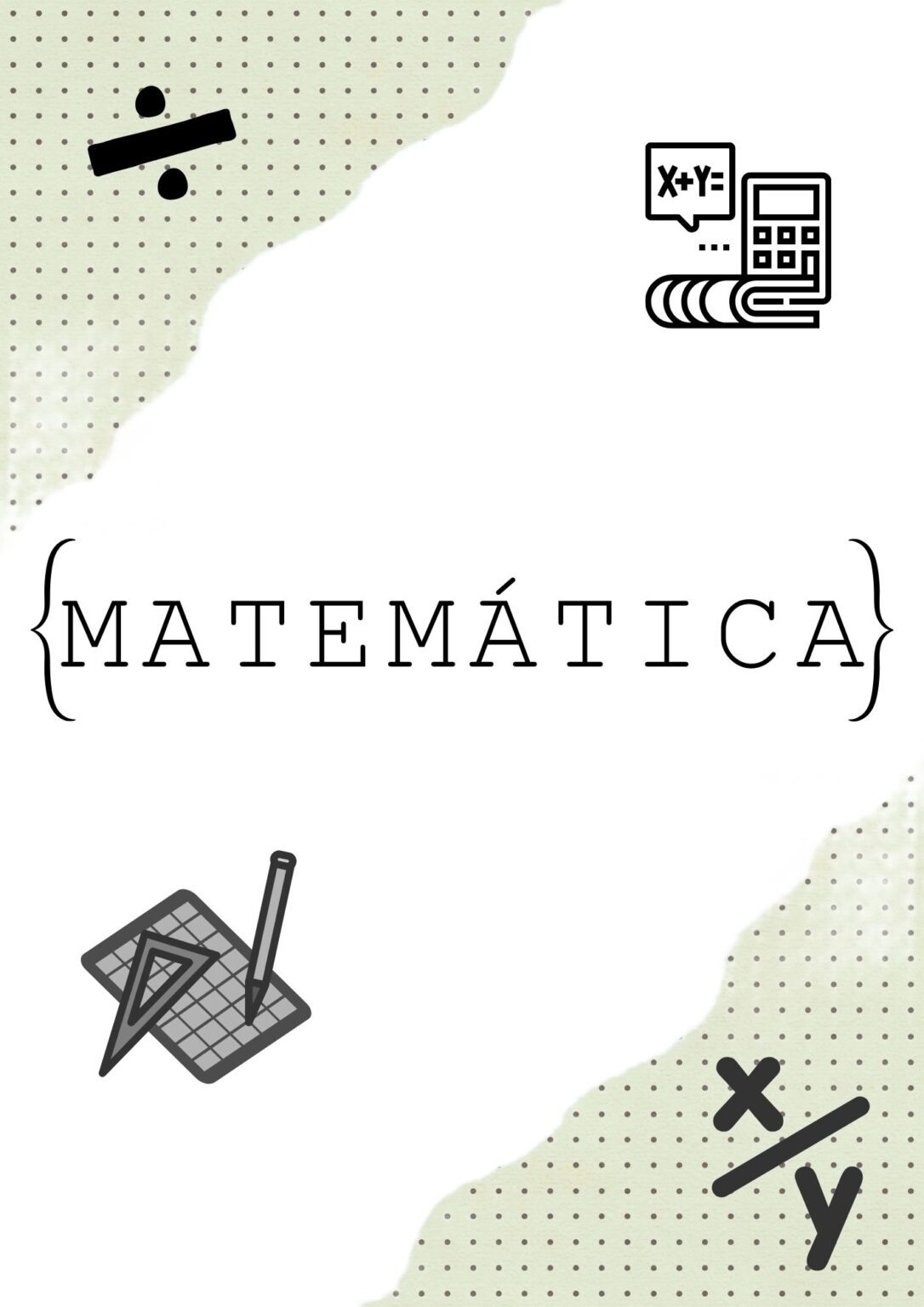 Capa de trabalho de matemática para imprimir - :: Casa & Artesanato