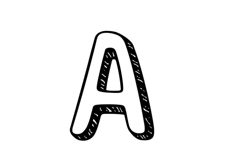Modelos de Letra A para imprimir: Veja aqui! - :: Casa & Artesanato