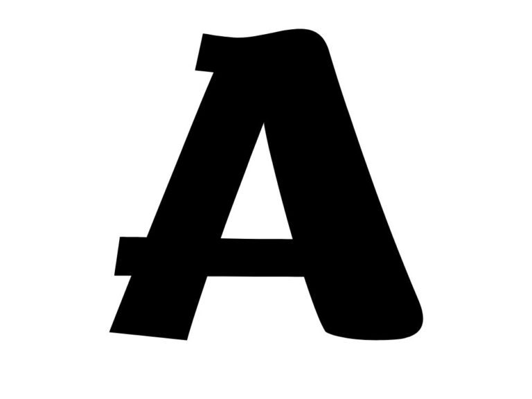 Modelos de Letra A para imprimir: Veja aqui! - :: Casa & Artesanato