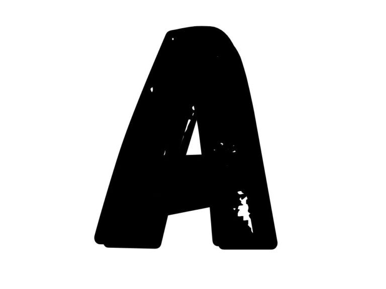 Modelos de Letra A para imprimir: Veja aqui! - :: Casa & Artesanato