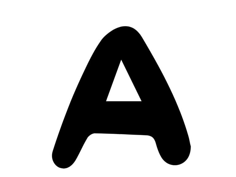 Modelos de Letra A para imprimir: Veja aqui! - :: Casa & Artesanato