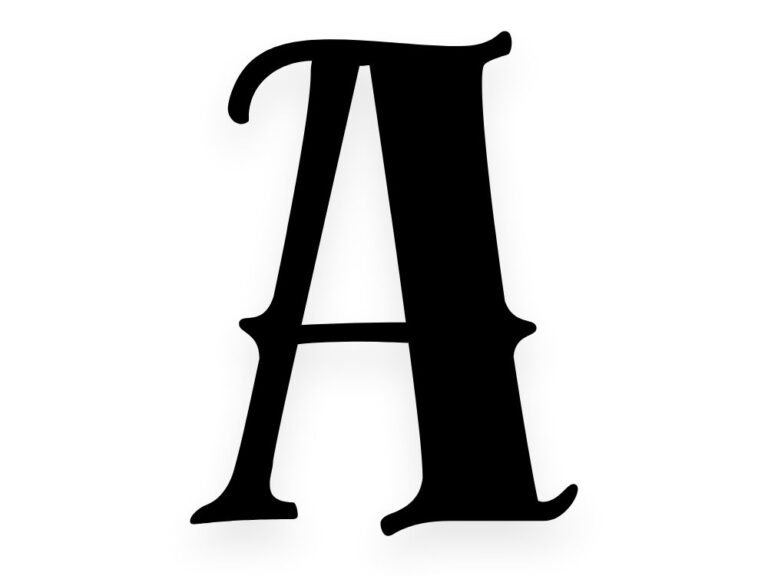 Modelos de Letra A para imprimir: Veja aqui! - :: Casa & Artesanato