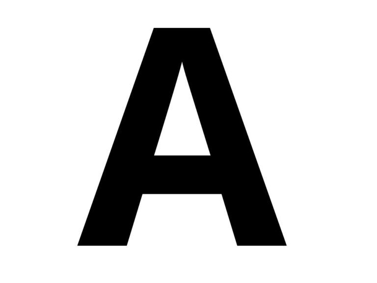 Modelos de Letra A para imprimir: Veja aqui! - :: Casa & Artesanato