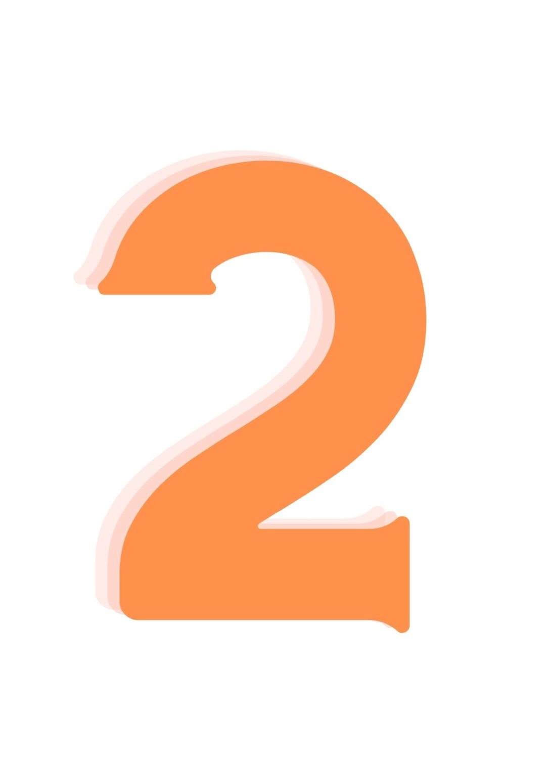 Número 2 para imprimir: Confira modelos! - :: Casa & Artesanato