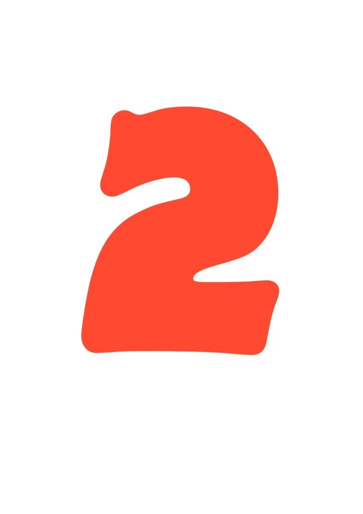 Número 2 para imprimir: Confira modelos! - :: Casa & Artesanato