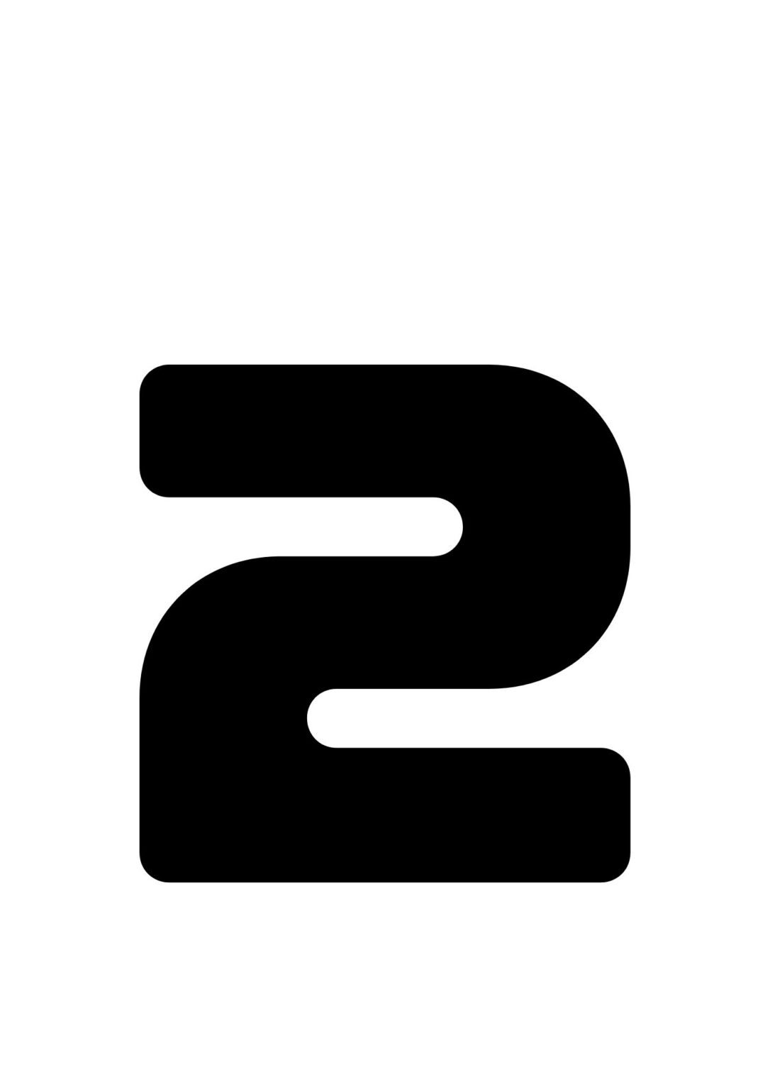 Número 2 para imprimir: Confira modelos! - :: Casa & Artesanato