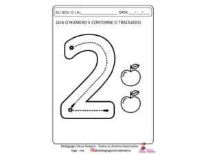 Número 2 para imprimir: Confira modelos! - :: Casa & Artesanato