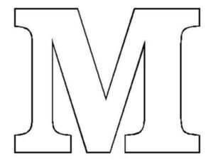 Molde letra m para imprimir: Encontre modelos aqui - :: Casa ...