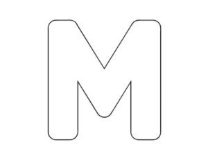 Molde letra m para imprimir: Encontre modelos aqui - :: Casa ...