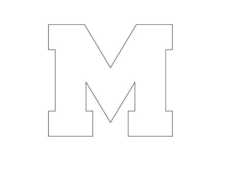 Molde letra m para imprimir: Encontre modelos aqui - :: Casa ...