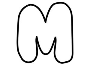 Molde letra m para imprimir: Encontre modelos aqui - :: Casa ...