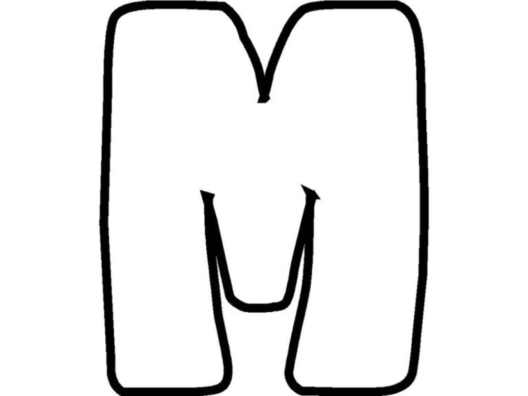 Molde letra m para imprimir: Encontre modelos aqui - :: Casa ...